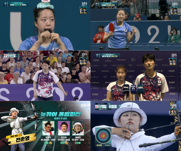 환복 꼼수 이겨낸 신유빈 승리…SBS, 8.5% 1위 '현정화 해설 通했다'